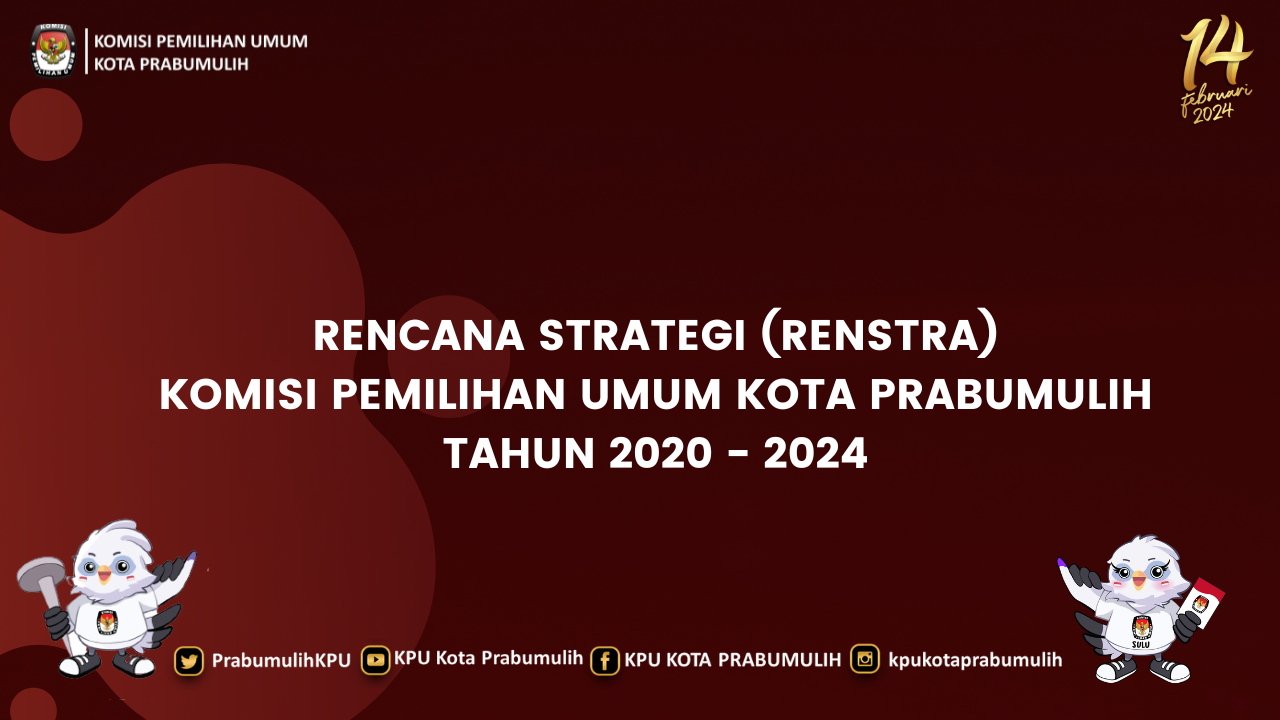 KPU KOTA-PRABUMULIH - RENCANA STRATEGI (RENSTRA) TAHUN 2020-2024